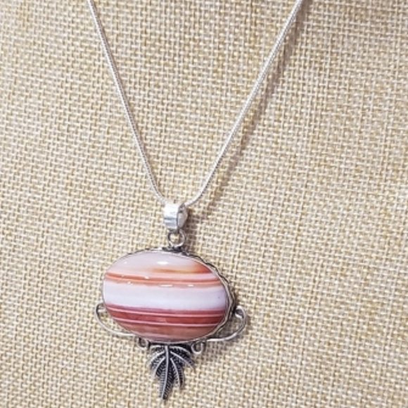 Hand Crafted | Jewelry | Unisex Handmade Botswana Lace Agate 925 ...